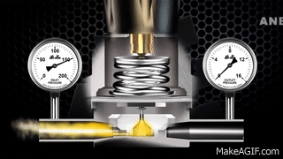 Working Principle - Single Stage Pressure Regulator on Make a GIF