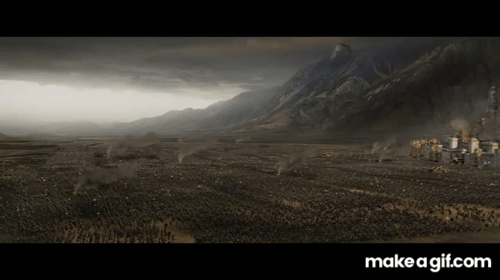 LOTR The Return of the King - The Ride of the Rohirrim on Make a GIF