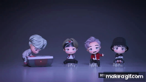 (방탄소년단) How To Enjoy a "Home-cert" with TinyTAN on Make a GIF