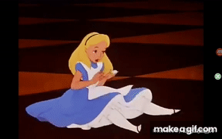 720 Alice In Wonderland 1951 Shrink and Growth Scenes YouTube on Make a GIF