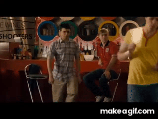 The Inbetweeners Movie Dance Scene on Make a GIF