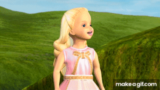 Barbie Rapunzel Kid Falling on Make a GIF