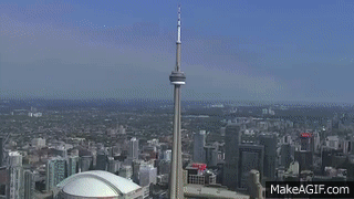 CN Tower - Toronto, Canadá on Make a GIF