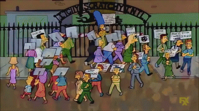 Marge Protests Against Violence In Itchy And Scratchy - The Simpsons on ...