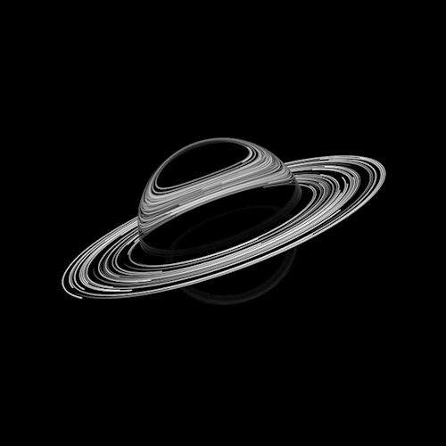 171002 - inspired by photo of the Saturn sent back by Cassini on Make a GIF