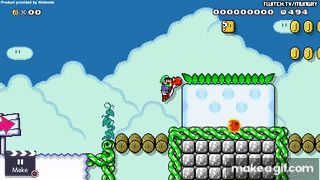 How To Make RED YOSHI in Super Mario Maker 2 on Make a GIF