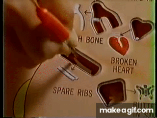 1980s Operation Board Game Commercial on Make a GIF
