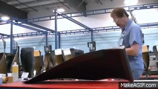 GE90 and GEnx Composite fan blades on Make a GIF