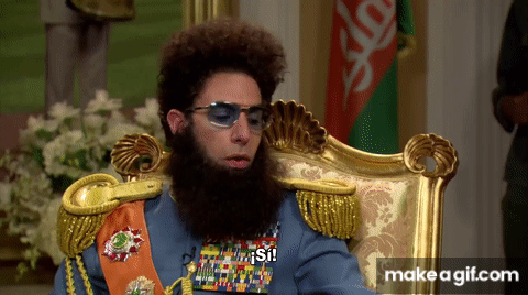 EL DICTADOR - Entrevista de Larry King al Almirante General Aladeen on ...