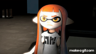 (SFM) Inkling Girl Sad Scream Test on Make a GIF