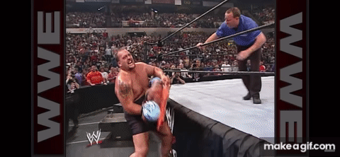 WWE STRETCHER BIG SHOW RAY MYSTERIO on Make a GIF
