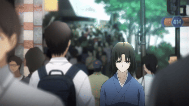 Shiki Ryougi Garden of Sinners: Remaining Sense of Pain Movie on Make a GIF
