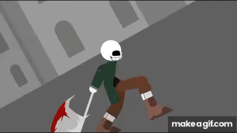 Chicken Insanity Sans on Make a GIF