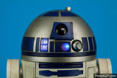 R2-D2-Light-Show-Rebelscum on Make a GIF