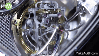 The Evolution of the Gyrotourbillon by Jaeger-LeCoultre on Make a GIF