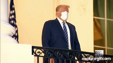 Trump Mask Off on Make a GIF