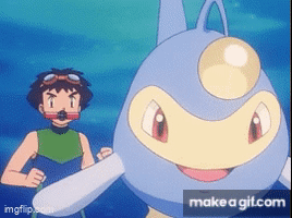 Pokemon - Dorian and Lanturn on Make a GIF