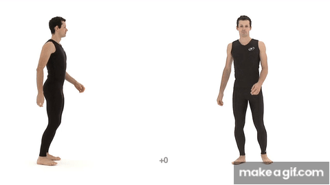 Male Walk Cycle Animation Reference | Front & Side Views & Realtime ...