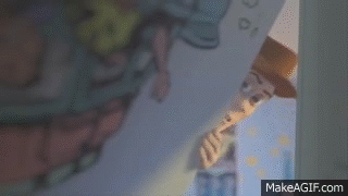 Disney/Pixar's Toy Story 2 in 3D - Woody Finds Wheezy Clip on Make a GIF