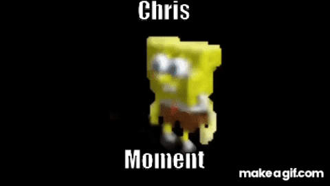 spongebob dancing low quality on Make a GIF on Make a GIF