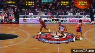NBA Jam TE ARCADE 1080P HD PLAYTHROUGH - CHICAGO BULLS VS PHILADELPHIA ...