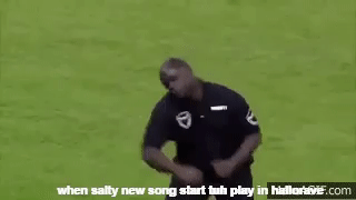 SECURITY GUARD VS MASCOT DANCE OFF! on Make a GIF