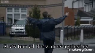 Limmy's Show - She's turned the weans against us on Make a GIF