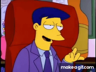Homero golpea publicista on Make a GIF