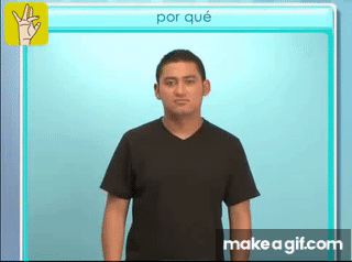 ¿POR QUÉ? on Make a GIF