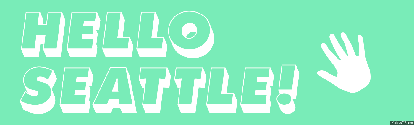 hello seattle on Make a GIF