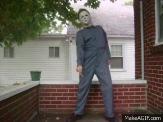 michael myers dancing on Make a GIF
