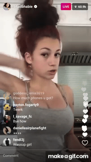 Danielle Bregoli DANCING on Instagram Live (Full Stream) on Make a GIF
