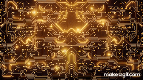 NO WATERMARK Circuit Board Background | 4 Hour | Yellow to Red | 4K on ...