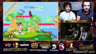 STR - VGBC | GimR (Falco) Vs. Apex | D1 (Fox) SSBM Exhibition - Smash Melee on Make a GIF