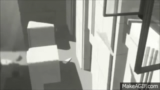 Paperman plane misses on Make a GIF