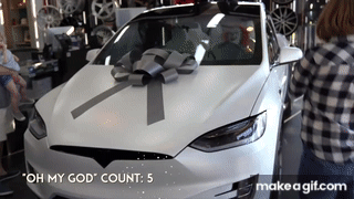 Tesla Model X Reveal & Name! - Part 3 on Make a GIF