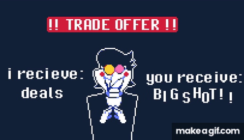 Trade Offer | Deltarune Animation on Make a GIF