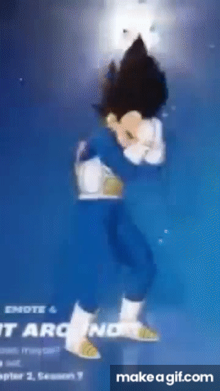 vegeta dance #fyp #dragonball #vegeta #fortnite on Make a GIF