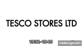 Tesco Historical Logos Reversed on Make a GIF