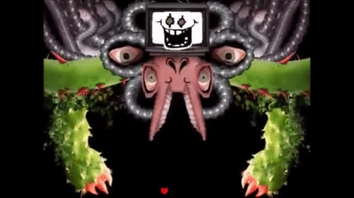 omega flowey's laugh on Make a GIF