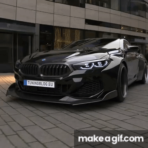 900 HP Wide Body B.M.W M8 Competition on Make a GIF