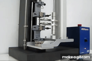 Rubber and Elastomer Tensile Strength Test - ASTM D412 on Make a GIF