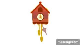 cuckoo clock on Make a GIF