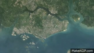 Singapore Time-Lapse 1984 to 2012 on Make a GIF