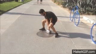 Real Mjolnir (Electromagnet, Fingerprint Scanner) on Make a GIF