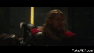Thor - Fight Moves Compilation(AoU Included) HD on Make a GIF