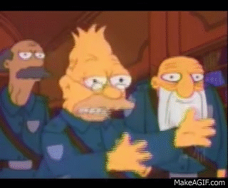 The Simpsons - Grandpa Simpsons "I had an onion on my belt" on Make a GIF