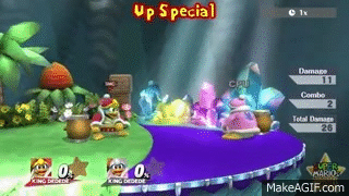 SMC: Brawl vs. Smash Bros. Wii U - King Dedede Moveset & Model Comparison! on Make a GIF