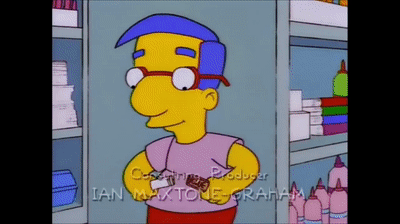 Milhouse Tries To Flirt on Make a GIF