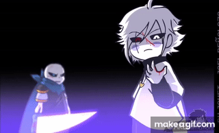 Underswap Sans VS Xtale Chara [Full Fight] on Make a GIF